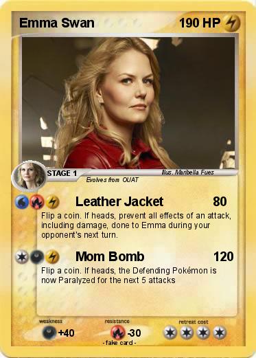 Pokémon Emma Swan 9 9 - Leather Jacket - My Pokemon Card