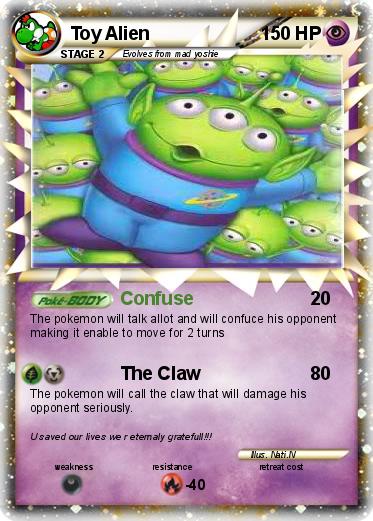 Pokémon Toy Alien - Confuse - My Pokemon Card