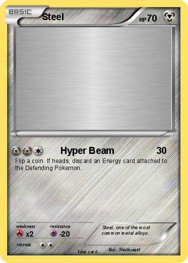 Pokémon Steel 370 370 - Hyper Beam - My Pokemon Card