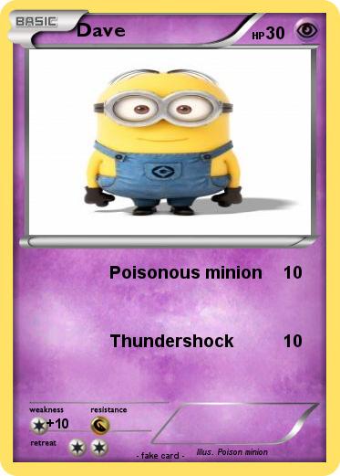 Pokémon Dave 487 487 - Poisonous minion - My Pokemon Card