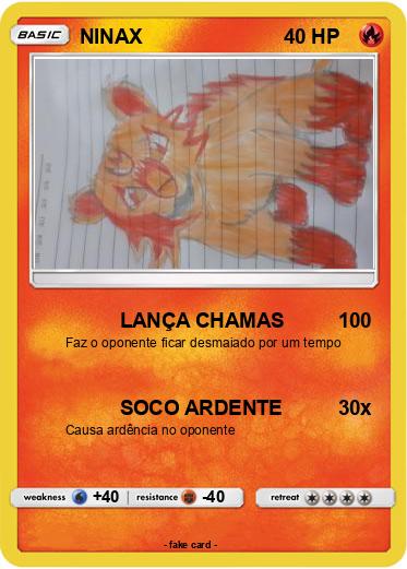 Pokémon NINAX - LANÇA CHAMAS - My Pokemon Card