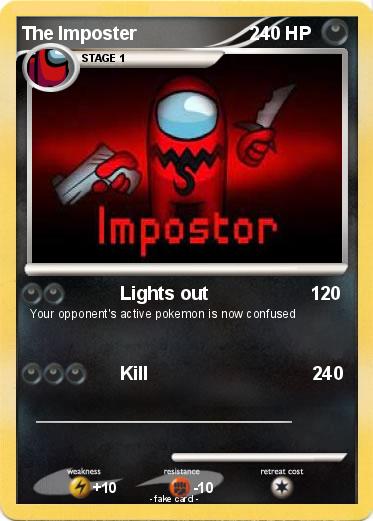 Pokémon The Imposter 2 1 1 - Lights out - My Pokemon Card