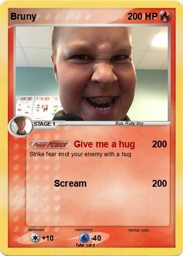 Pokémon Bruny 1 1 - Give me a hug - My Pokemon Card