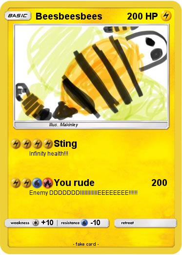 Pokémon Beesbeesbees - Sting - My Pokemon Card