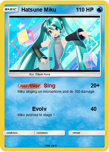 Pokémon Hatsune Miku 483 483 - Sing - My Pokemon Card