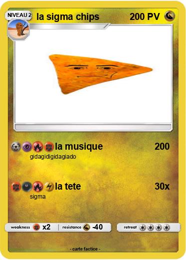 Pokémon la sigma chips - la musique - Ma carte Pokémon