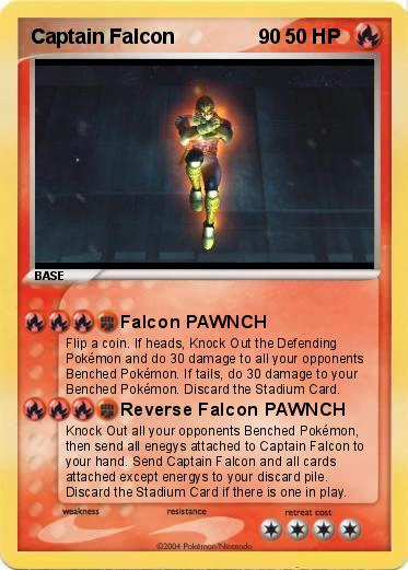 Pokémon Captain Falcon 90 1 1 - Falcon PAWNCH - My Pokemon Card