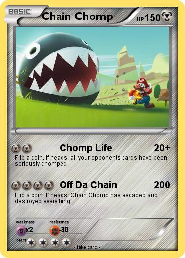 Pokémon Chain Chomp 120 120 - Chomp Life - My Pokemon Card