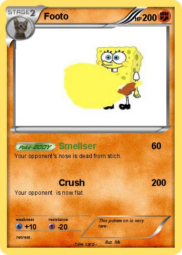 Pokémon Footo - Smellser - My Pokemon Card