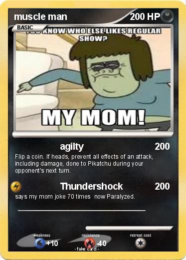 Pokémon muscle man 125 125 - agilty - My Pokemon Card