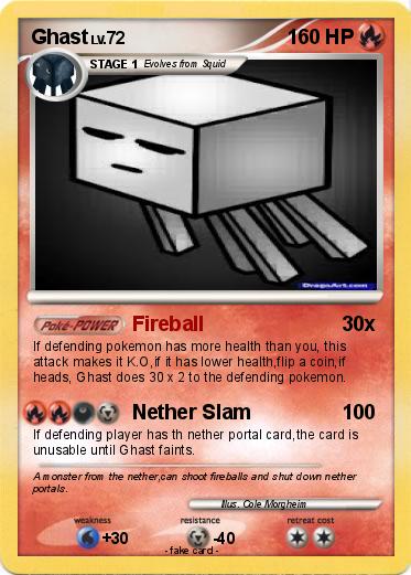 Pokémon Ghast 246 246 - Fireball - My Pokemon Card