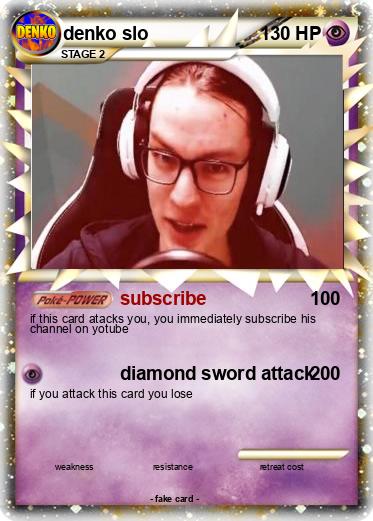 Pokémon denko slo - subscribe - My Pokemon Card