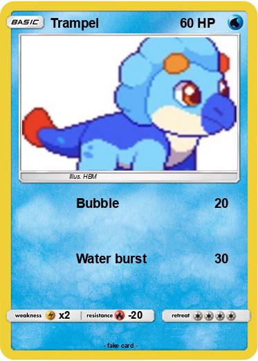 Pokémon Trampel 1 1 - Bubble - My Pokemon Card