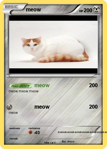 Pokémon meow 232 232 - meow - My Pokemon Card