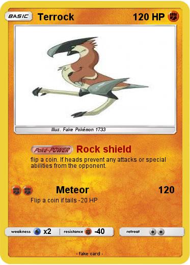 Pokémon Terrock - Rock shield - My Pokemon Card