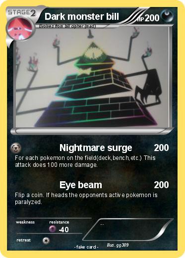 Pokémon Dark monster bill - Nightmare surge - My Pokemon Card