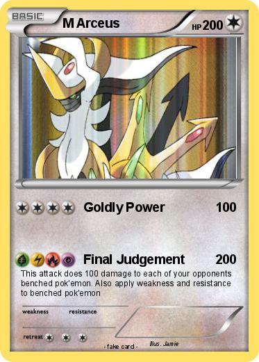 Pokémon M Arceus 28 28 - Goldly Power - My Pokemon Card