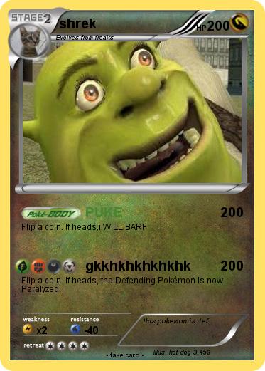 Pokémon shrek 1228 1228 - PUKE - My Pokemon Card