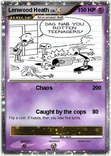 Pokémon Lenwood Heath - Chaos - My Pokemon Card