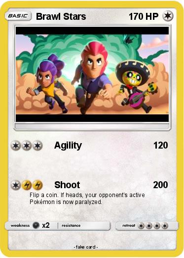 Pokémon Brawl Stars 13 13 - Agility - My Pokemon Card