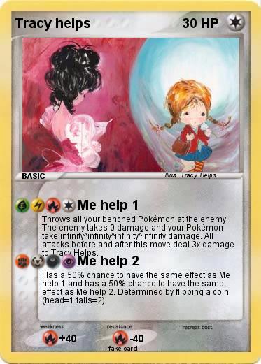 Pokémon Tracy helps - Me help 1 - My Pokemon Card