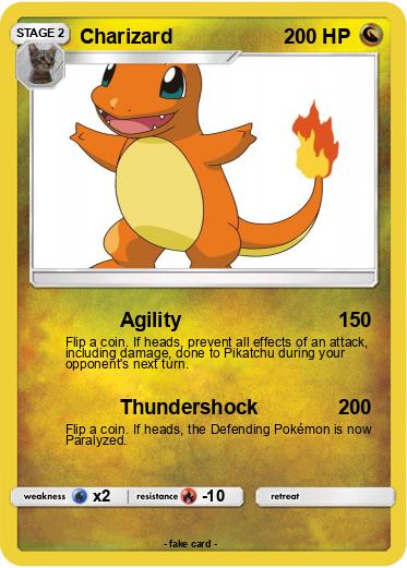 Pokémon Charizard 11553 11553 - Agility - My Pokemon Card
