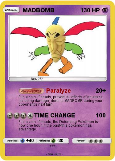 Pokémon MADBOMB - Paralyze - My Pokemon Card