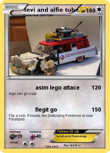 Pokémon levi and alfie tube - asim lego attace - My Pokemon Card