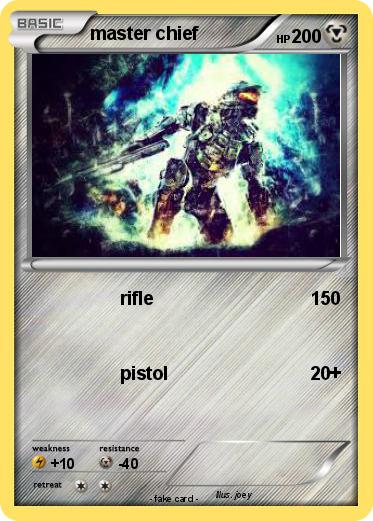 Pokémon master chief 1719 1719 - rifle - My Pokemon Card