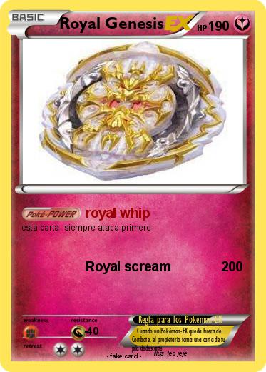 Pokémon Royal Genesis - royal whip - Mi carta pokémon