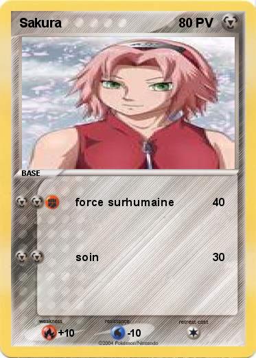 Pokémon Sakura 186 186 - force surhumaine - Ma carte Pokémon