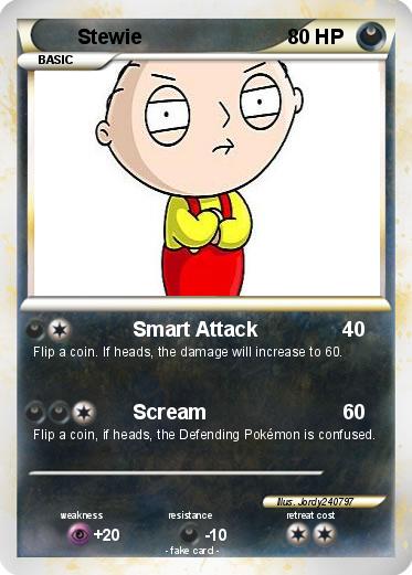 Pokémon Stewie 308 308 - Smart Attack - My Pokemon Card