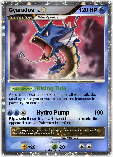 Pokémon Gyarados 684 684 - Rising Tide - My Pokemon Card