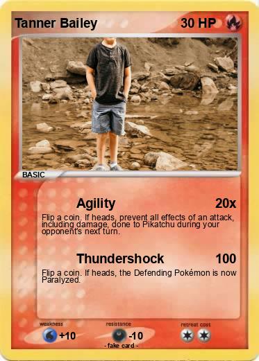 Pokémon Tanner Bailey - Agility - My Pokemon Card