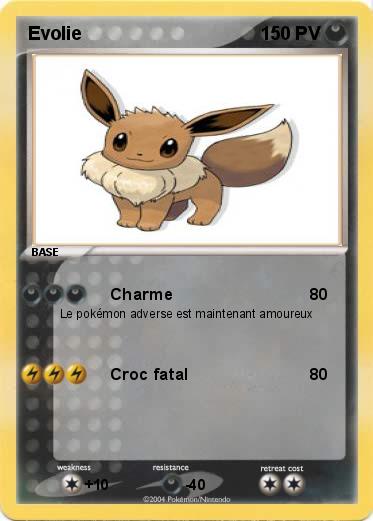 Pokémon Evolie 13 13 - Charme - Ma carte Pokémon