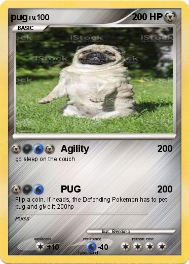 Pokémon pug 798 798 - Agility - My Pokemon Card