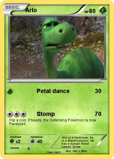 Pokémon Arlo 22 22 - Petal dance - My Pokemon Card