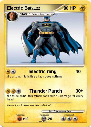 Pokémon Electric Bat - Electric rang - My Pokemon Card