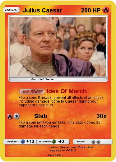 Pokémon Julius Caesar 27 27 - Ides Of March - My Pokemon Card