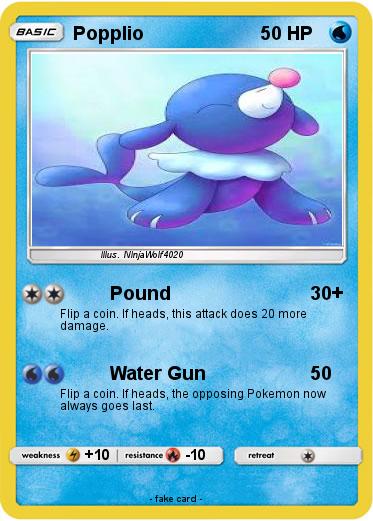 Pokémon Popplio 132 132 - Pound - My Pokemon Card