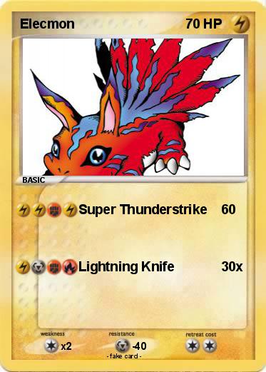 Pokémon Elecmon 2 2 - Super Thunderstrike - My Pokemon Card