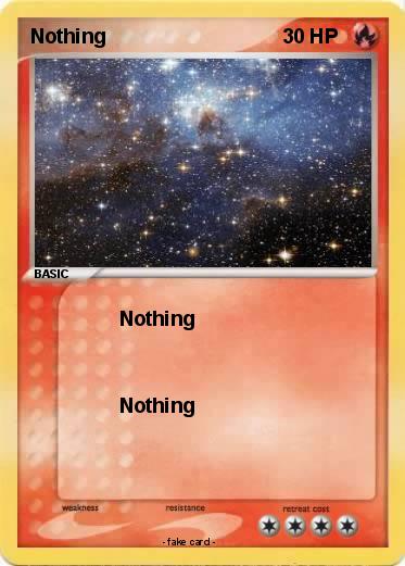 Pokémon Nothing 401 401 - Nothing - My Pokemon Card