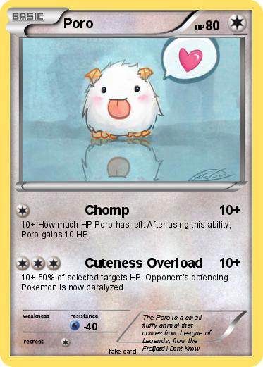 Pokémon Poro 5 5 - Chomp - My Pokemon Card