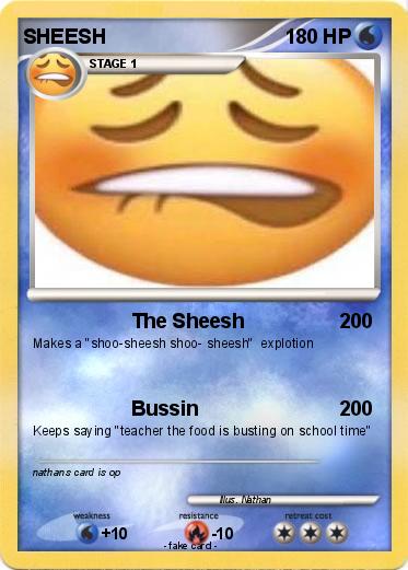 Pokémon SHEESH 7 7 - The Sheesh - My Pokemon Card