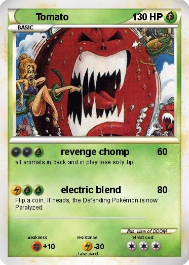 Pokémon Tomato 15 15 - revenge chomp - My Pokemon Card