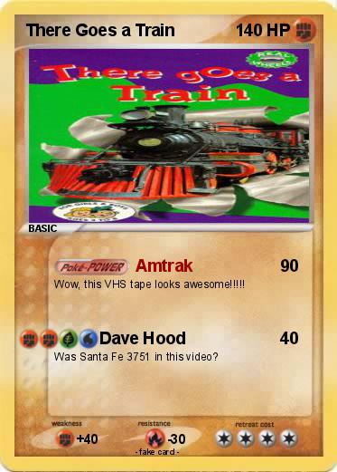 Pokémon There Goes a Train - Amtrak - My Pokemon Card