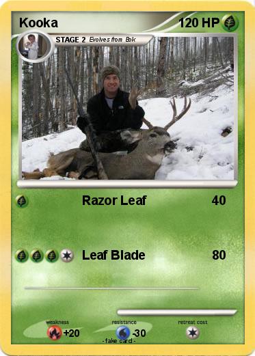 Pokémon Kooka 2 2 - Razor Leaf - My Pokemon Card