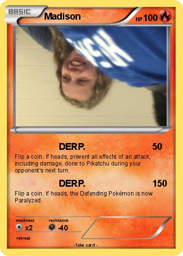 Pokémon Madison 129 129 - DERP. - My Pokemon Card