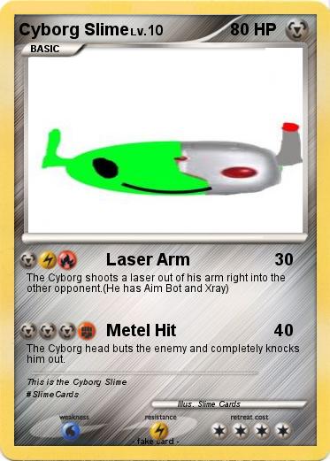Pokémon Cyborg Slime - Laser Arm - My Pokemon Card