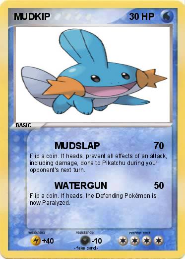 Pokémon MUDKIP 534 534 - MUDSLAP - My Pokemon Card